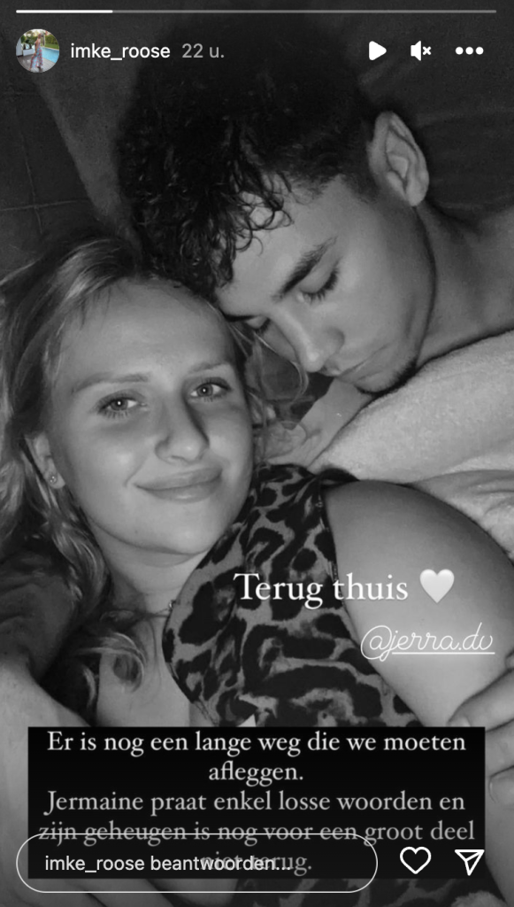 EOTB-Imke geeft gezondheidsupdate over vriend: 'Geheugen nog niet terug'